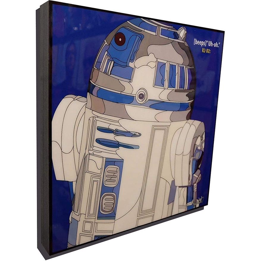 R2D2 R2-D2 Star Wars Poster POP Art Print Painting on Canvas ...