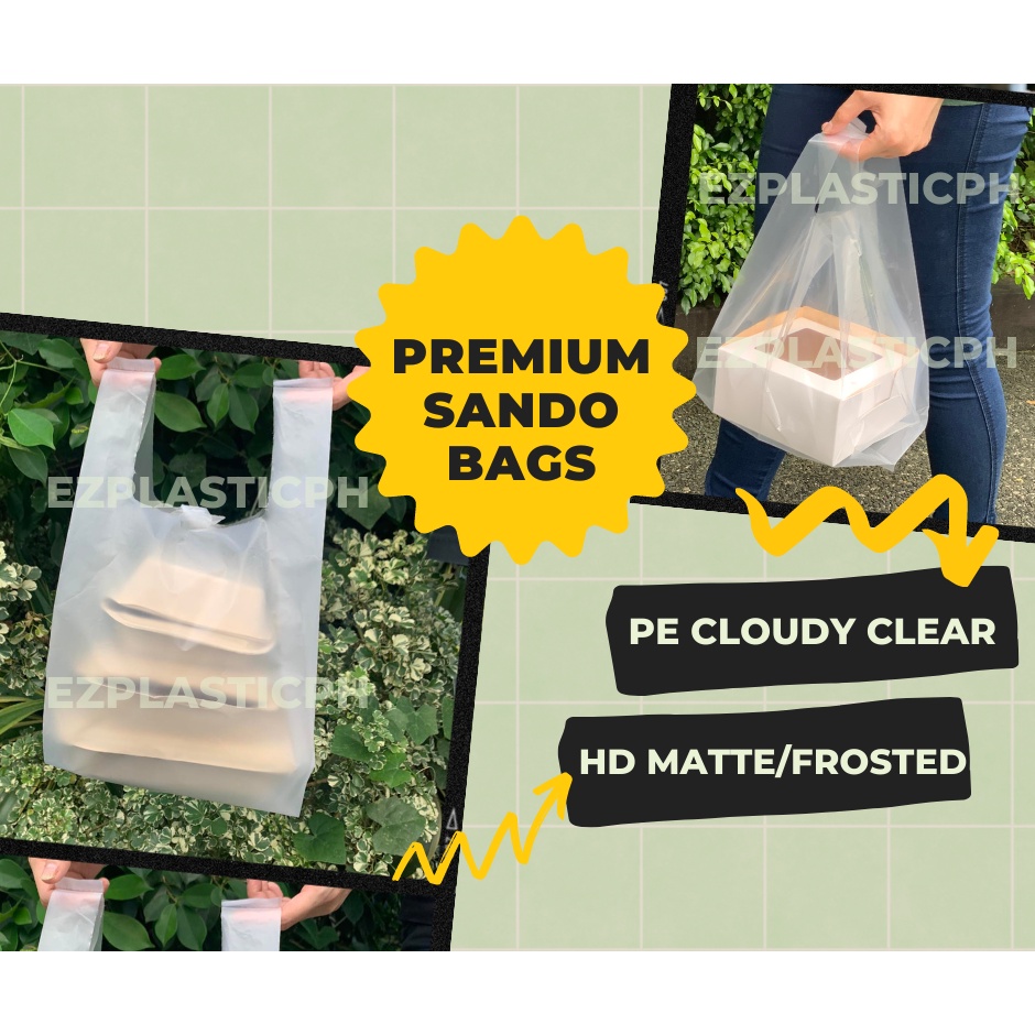 Premium Sando Bag (100pcs) | Premium Quality | EZPLASTICPH | Shopee ...