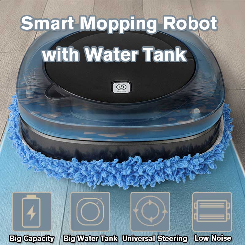 Household Automatic Smart Mopping Machine With Water Tank Sweeper ...