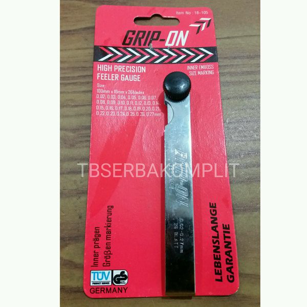 Feeler Gauge 26 pcs Blades MOST COMPLETE SIZE Grip On Germany Fuller ...