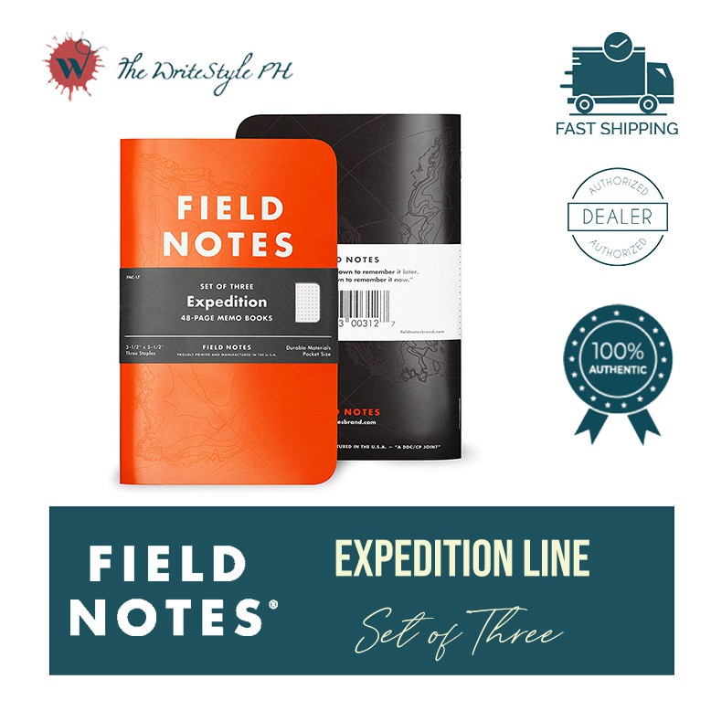 Field Notes Expedition Line Notebooks | Shopee Philippines