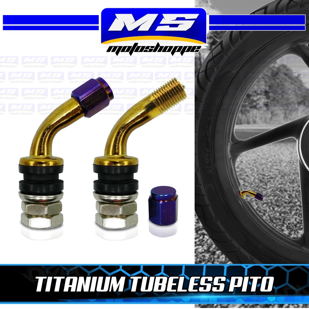 TITANIUM TUBELESS PITO - MOTOSHOPPE | Shopee Philippines