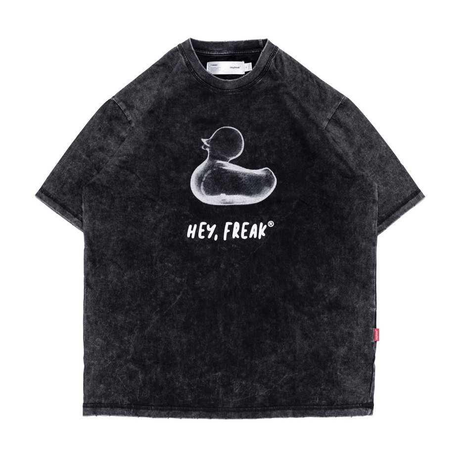 Heyfreak Oversized Duck Xray V2 Black Wash T-shirt | Shopee Philippines