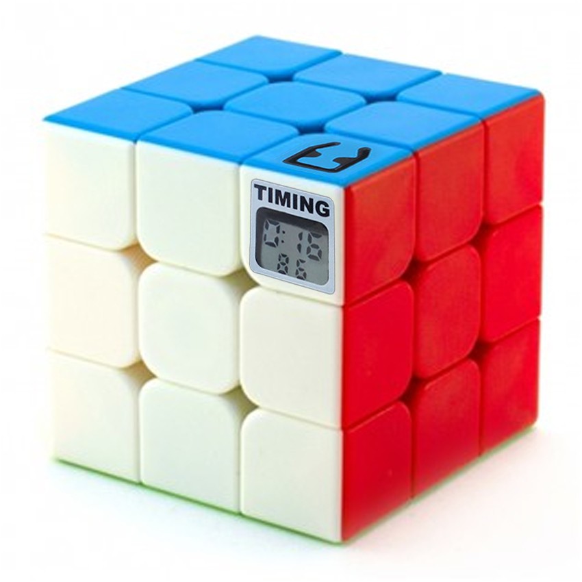 EverSpeed Magic Cube 3x3x3 With Built In Timer Speed Magic Cube ...