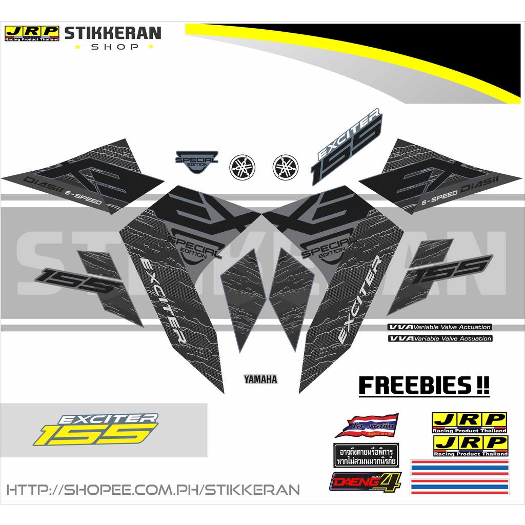 SNIPER 155 2023 NEW VARIANT STOCK DECALS | Shopee Philippines