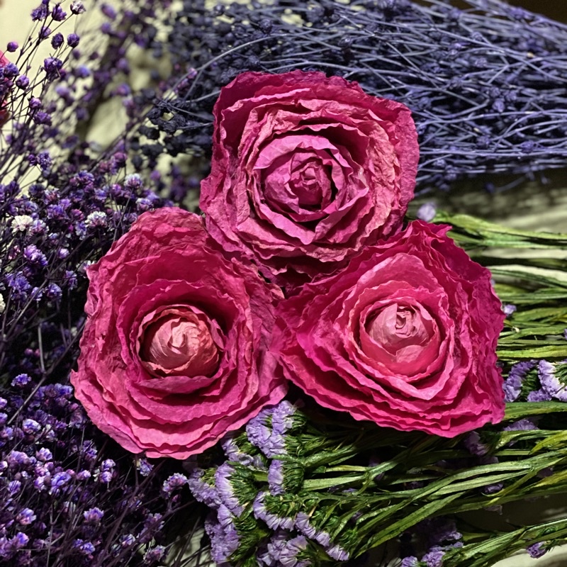 Dried Flower | Fossilized Rose (Big) with Stem | Shopee Philippines