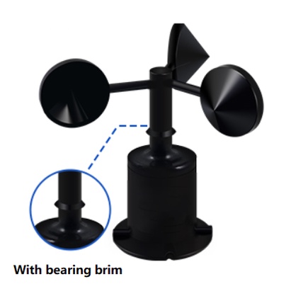 Cheap lora lorawan high precise plastic three cup wind anemometer wind ...