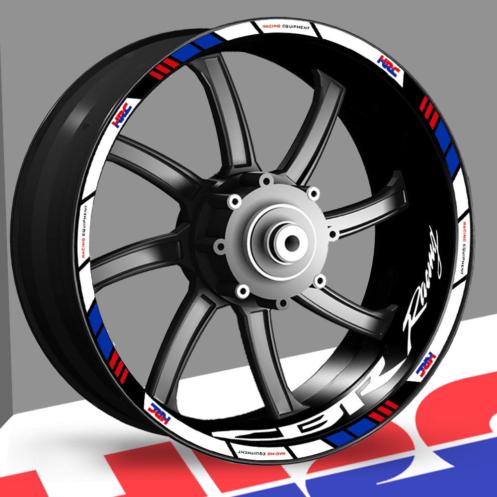 Motorcycle Wheel Sticker Reflective Rim Strips Decal Accessories For ...