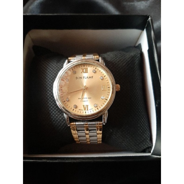 sunflame mens watch made in japan quarts watch | Shopee Philippines