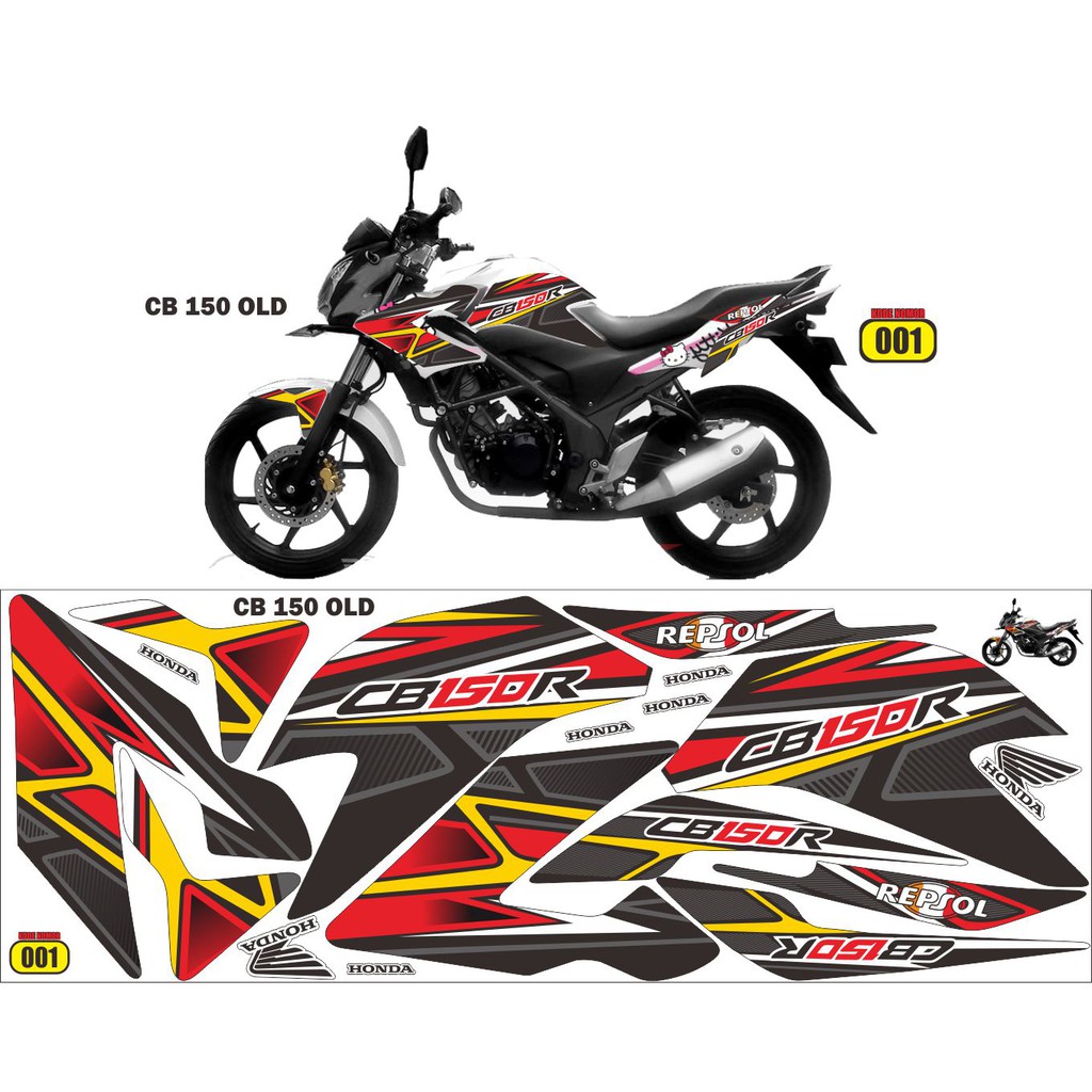 Old HONDA CB150R STRIPING /OLD Graphic THAILOOK | Shopee Philippines