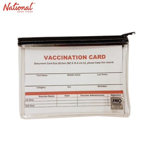 Document Card Case Transparent With Black Zipper 17X12.5Cm | Shopee ...