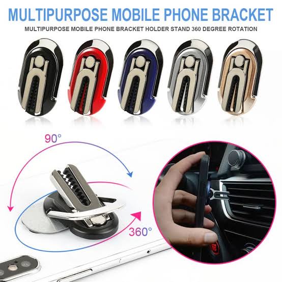 Ring Stand Hp Vent AC 2 in 1 Car Holder Stand Ring Rotation 360 ...