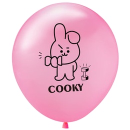 12Pcs BTS Theme Balloon Chain BT21 Balloon V Jungkook Chimmy RJ Latex ...