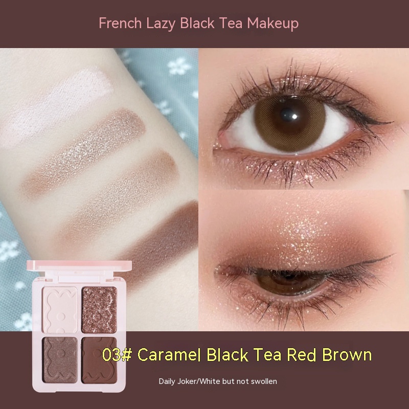 Biya Makeup Four-color Eyeshadow Palette Matte Pearl Fine Shimmer High ...