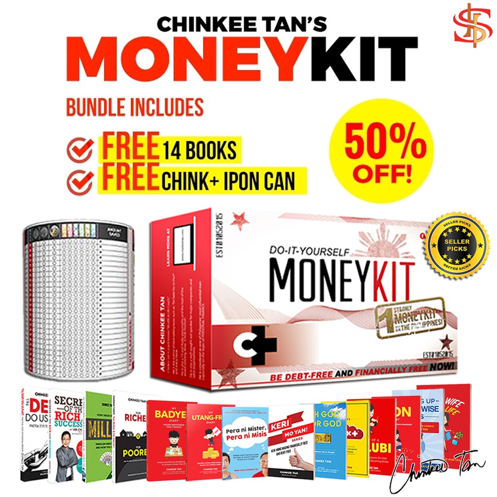 Chink+ MoneyKit 2.0 + 14 FREE BOOKS + 1 IPON CAN by Chinkee Tan - Do It ...