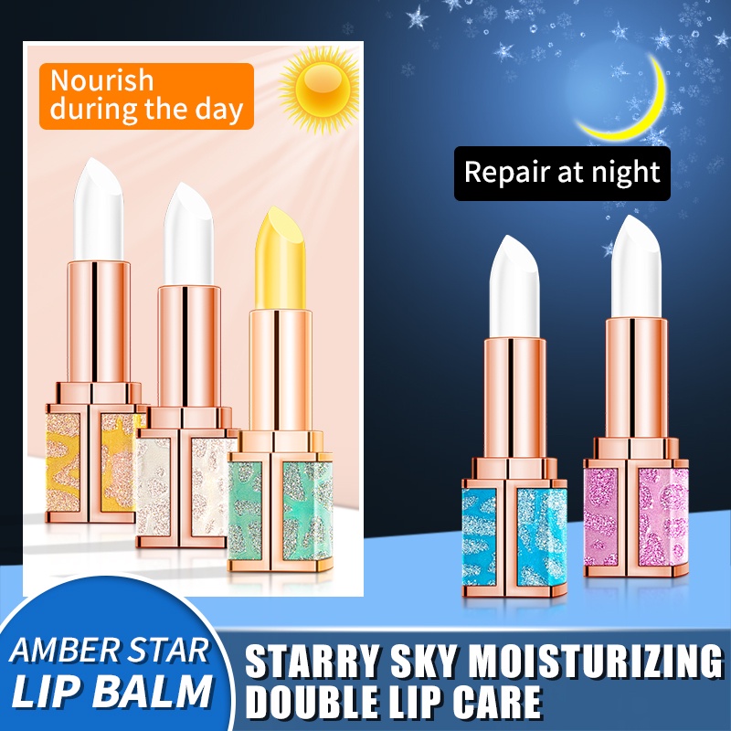 Colorless Moisturizing Lipstick Primer Fades Lip Wrinkles Starry Sky ...