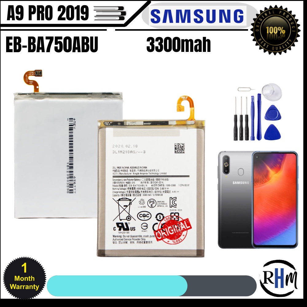 SAM SUNG A9 Pro (2019) A8s SM-G8870 SM-G887 Battery, Model:EB-BA750ABU ...