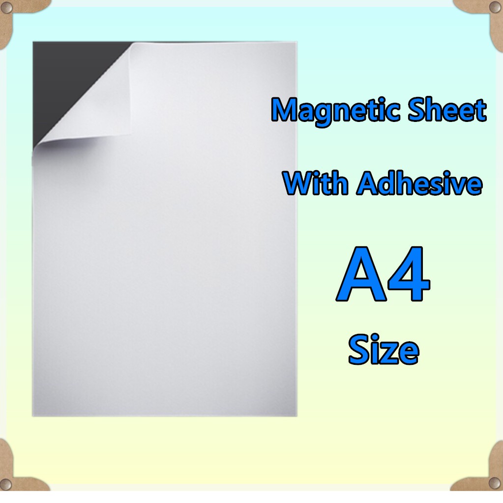 Magnetic Sheet with Adhesive A4 1mm | Shopee Philippines