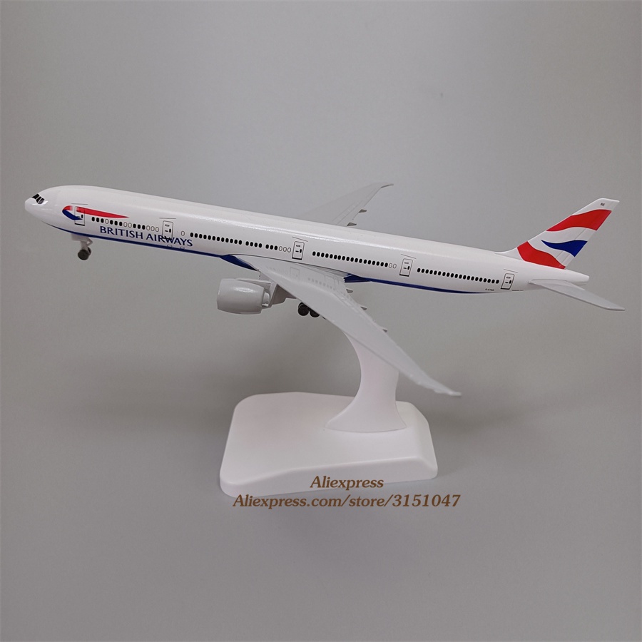 19cm Alloy Metal AIR British Airways Boeing 777 B777 Airlines Airplane ...