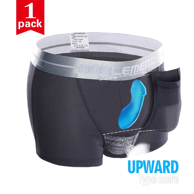 Men's Underwear Scrotum Physiological Health Boxer Modal U Convex ...