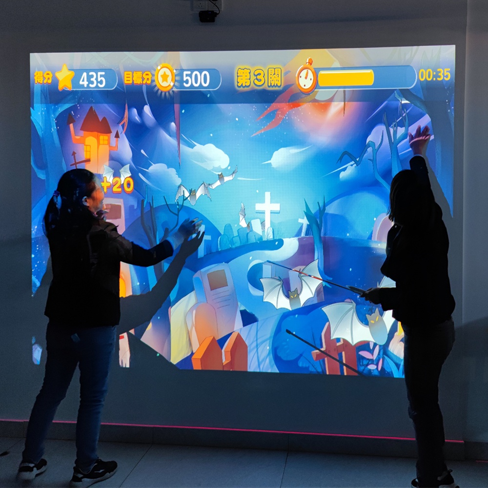 Multi Finger Touch Portable Smart Whiteboard 3D Interactive Projector ...