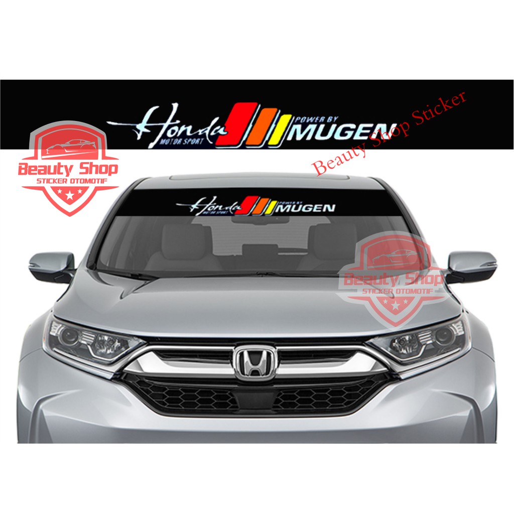 Honda car sticker powerful glass by mugen brv crv jazz city brio ...