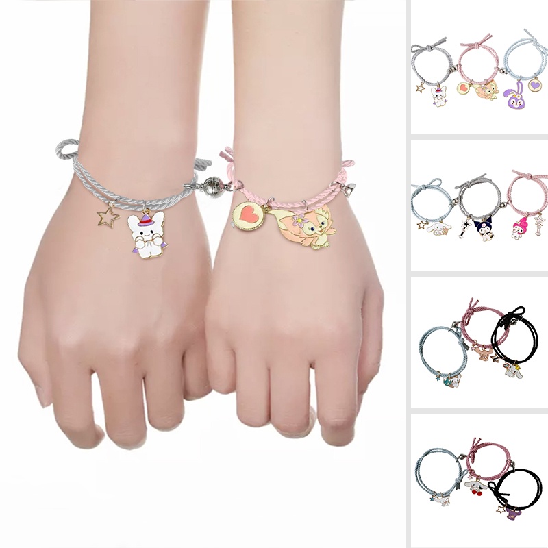 3 Pcs/set Couple Magnet Wire Couple Magnet Brackets Attract Friendship ...