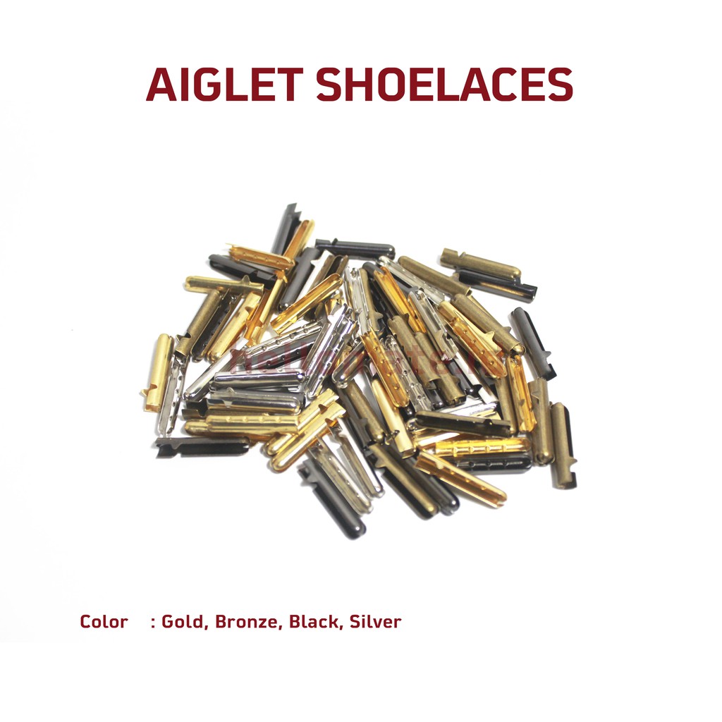 Aiglet Aglet - Iron Tip Shoelaces (10pcs) | Shopee Philippines