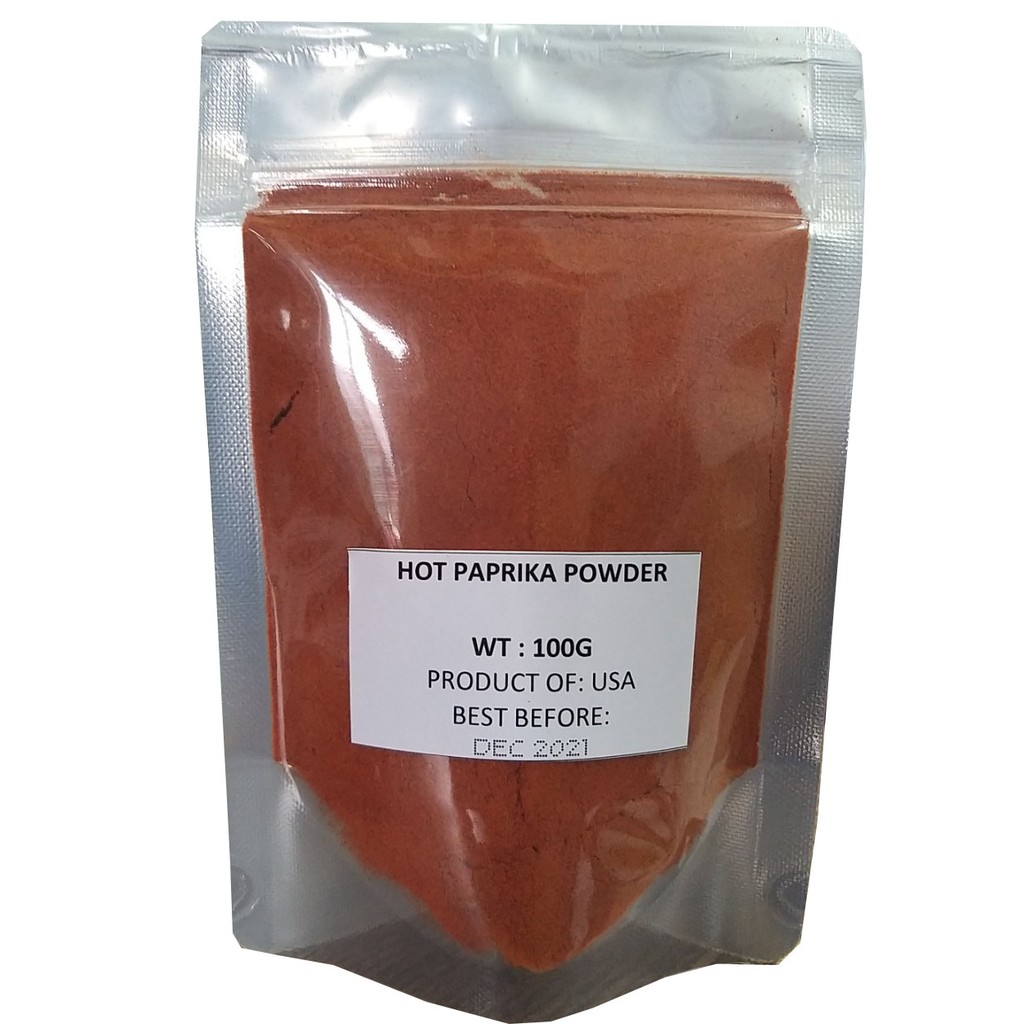 Hot Paprika Powder - Imported from USA 100g | Shopee Philippines
