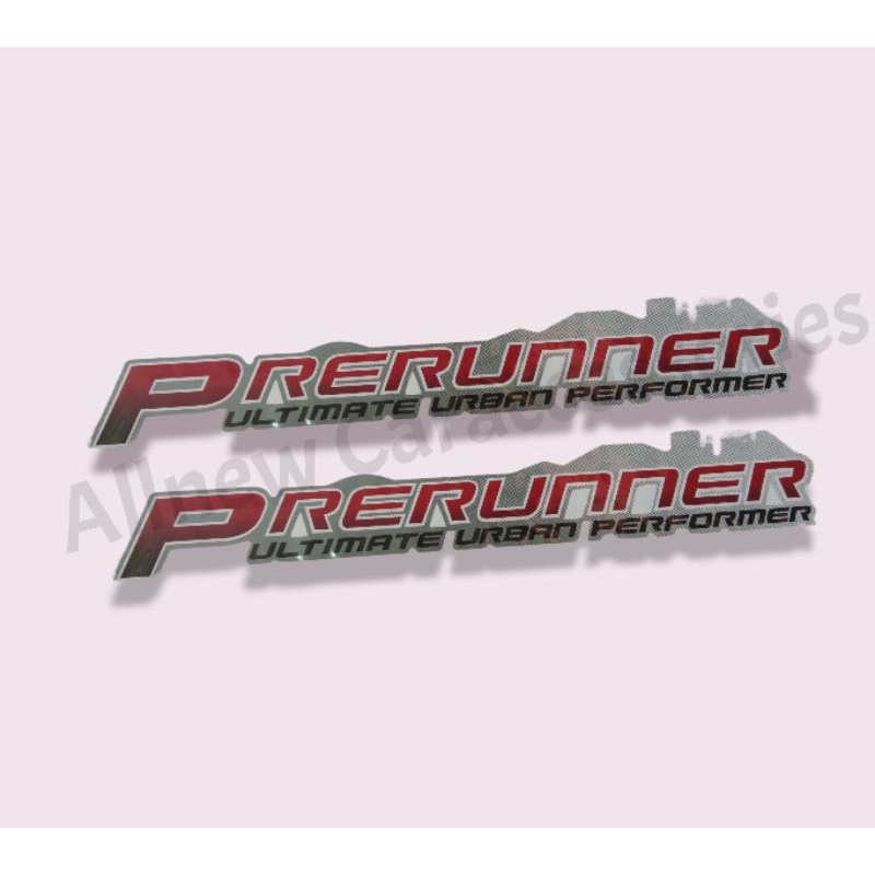 Prerunner Sticker On The Rear Of The Truck Toyota Vigo Year 2008 Model ...