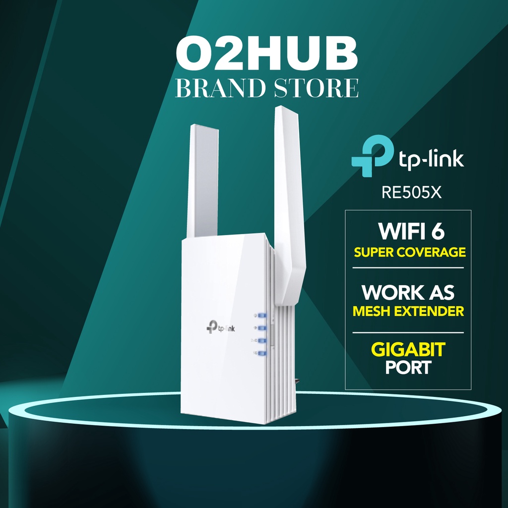 TP-LINK RE505X ONE MESH AX1500 WiFi 6 Wireless AX WiFi Range Extender ...