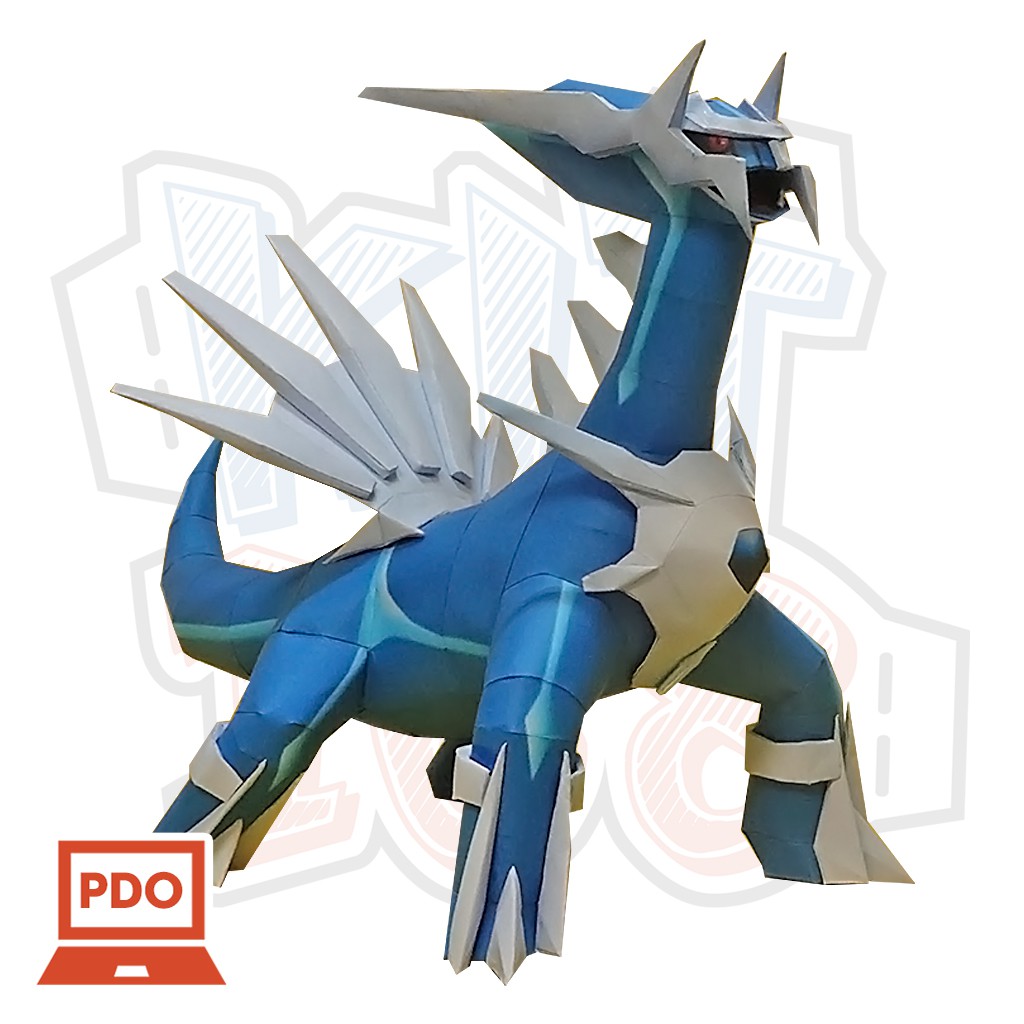 Pokemon Dialga Anime Paper Model | Shopee Philippines