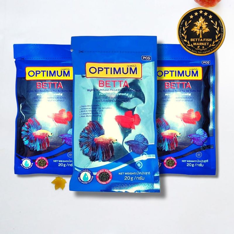 OPTIMUM BETTA Fish Food 20 g. | Shopee Philippines