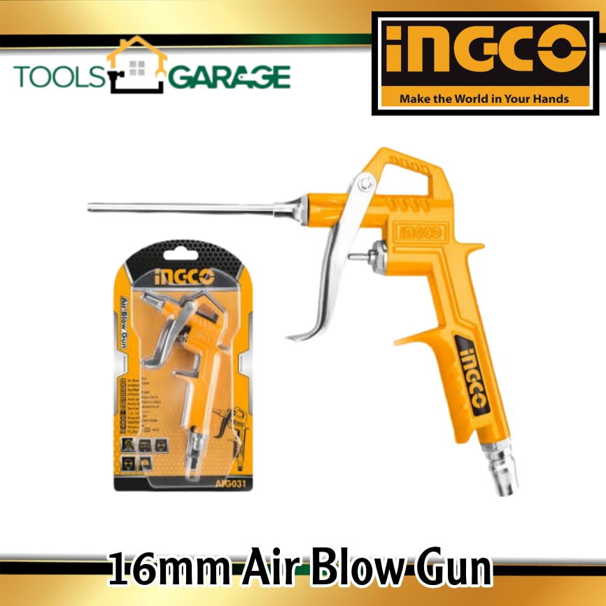 Ingco 16mm Air Blow Gun NITTO Type Connector ABG081-3 | Shopee Philippines