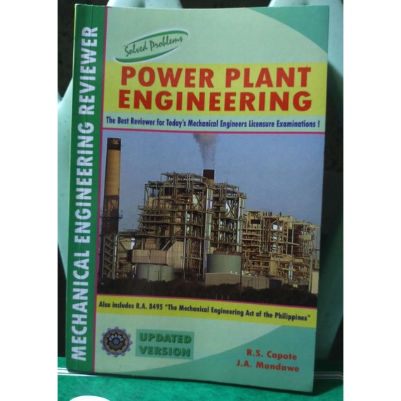 Solved Problem-Power Plant Engineering(Capote/Mandawe)updated version) | Shopee Philippines