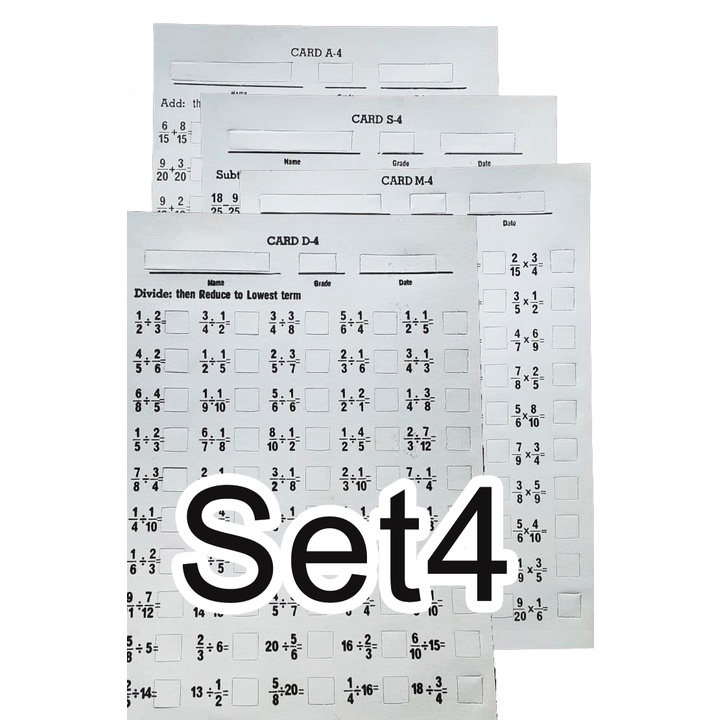 Window Card Math Operations (LEVEL 4 Addition/Subtraction ...