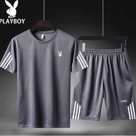 SIMPLE [2 in 1 set] Korean fashion trend Terno T-shirt + shorts unisex ...