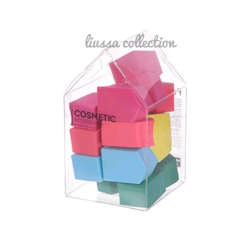 Miniso Sponge - Pentagon Makeup Sponge (15 Pcs) | Shopee Philippines