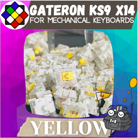 Gateron Switch KS9 X14 SMD Switches for Mechanical Keyboard | Shopee ...