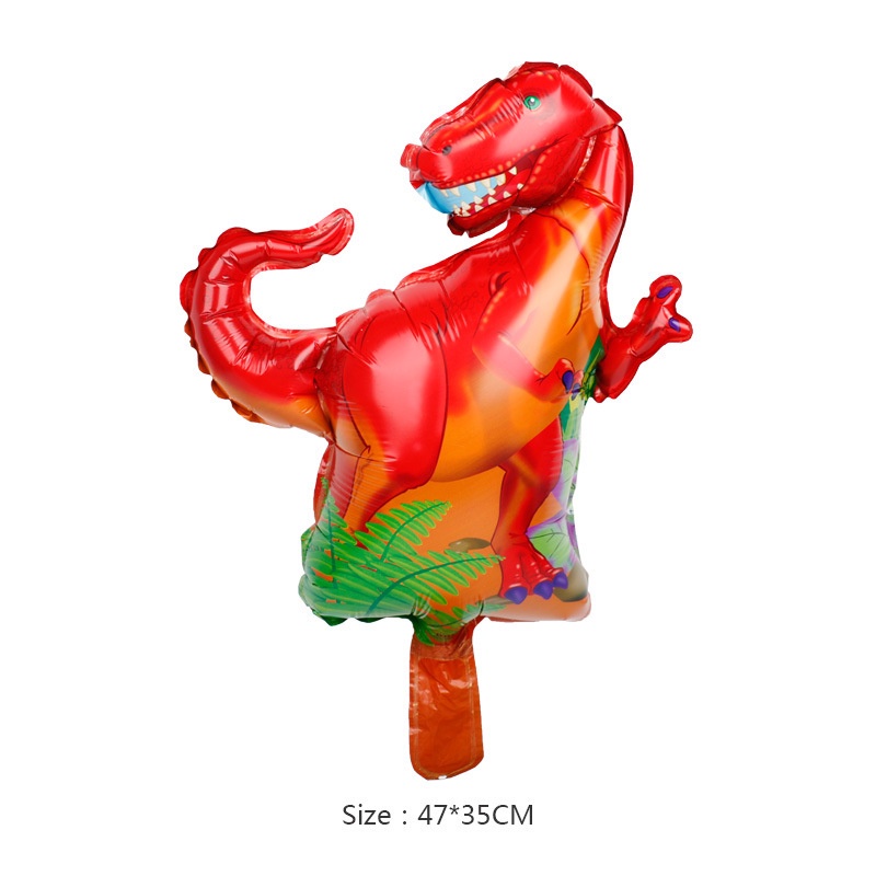 Mini Dinosaur Foil Balloon Boys Animal Balloons Childrens Dinosaur Birthday Party Jurassic ...