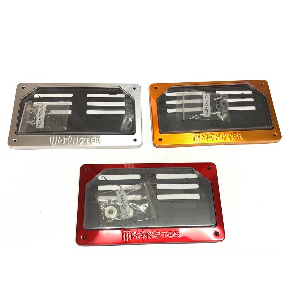 (SMALL)UNIVERSAL ALLOY MOTOR LICENSE PLATE NUMBER FRAME | Shopee ...