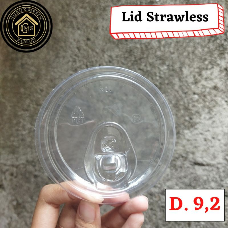 Strawless Lid PP Plastic Cup Lid D: 9,3cm (50pcs) | Shopee Philippines