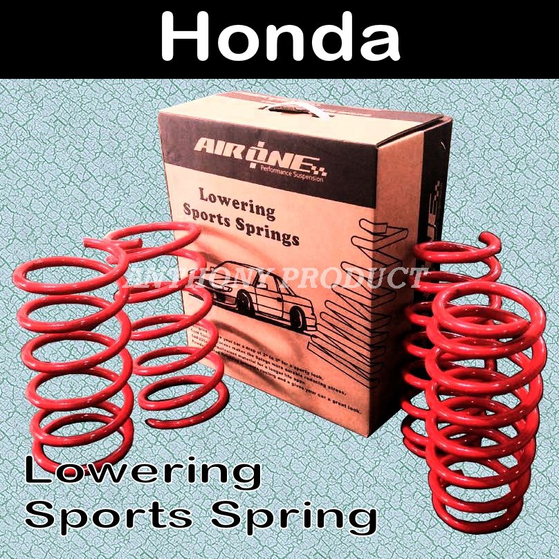 AIRONE Honda Civic EG SR4 EK SO4 ES EP3 Lowered Sport Spring (Red ...