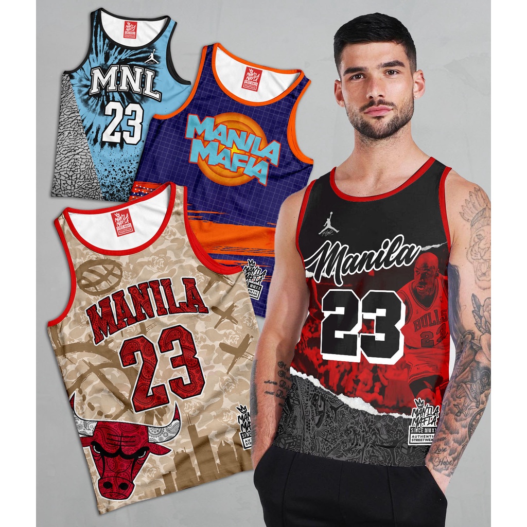 Manila Mafia Sando Full print Basketball Jersey street style fashion ...