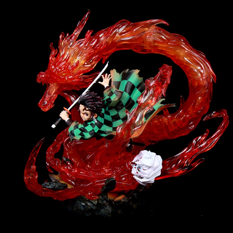 Anime Demon Slayer Tanjiro Figure Collectible Figurines Statue ...