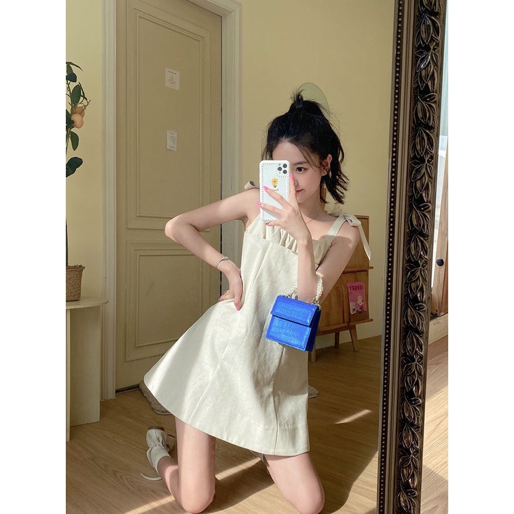 kiss One-Piece Skirt With Bow Tie Ventilated Chest Good Fabric Beautiful Cute Korean Style 705 ...