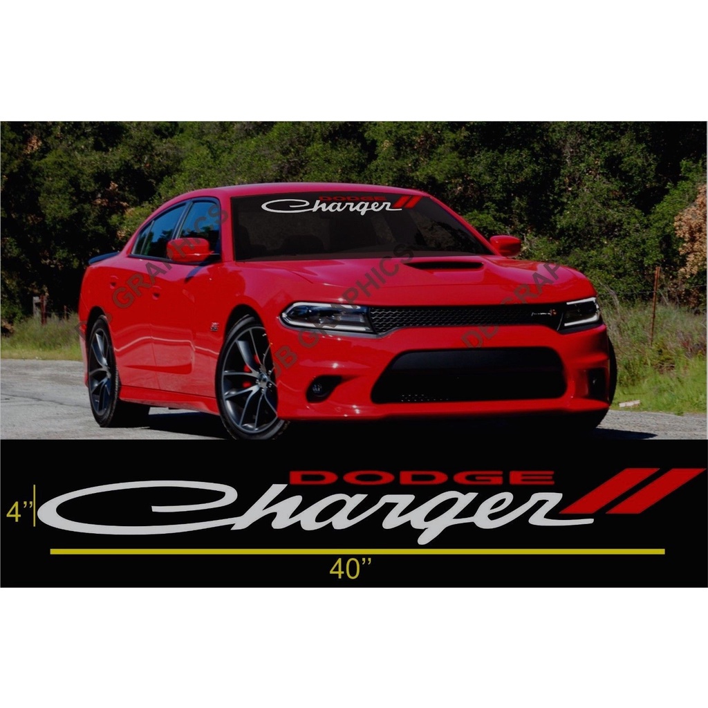 Dodge Charger Windshield Decal Sticker vinyl | Shopee Philippines