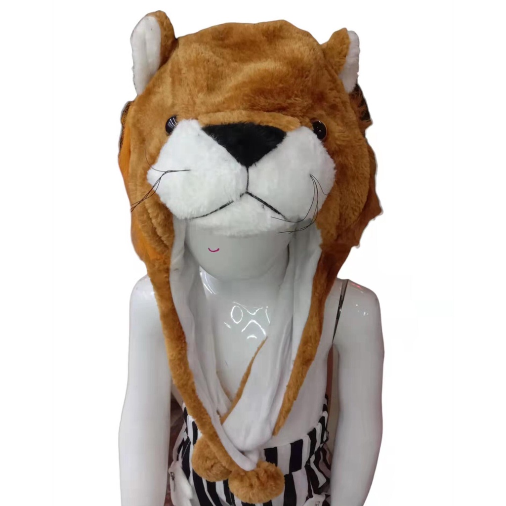 Furry animal hat cute cartoon animal cap Free size animal hat for KID ...