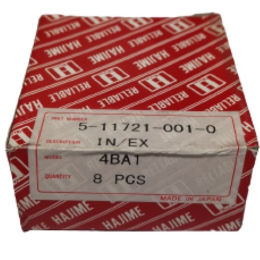 HAJIME VALVE GUIDE IN & EX For ISUZU 4BA1 / 4BC2 / 4BE1 / 4BG1 / 6BG1 ...