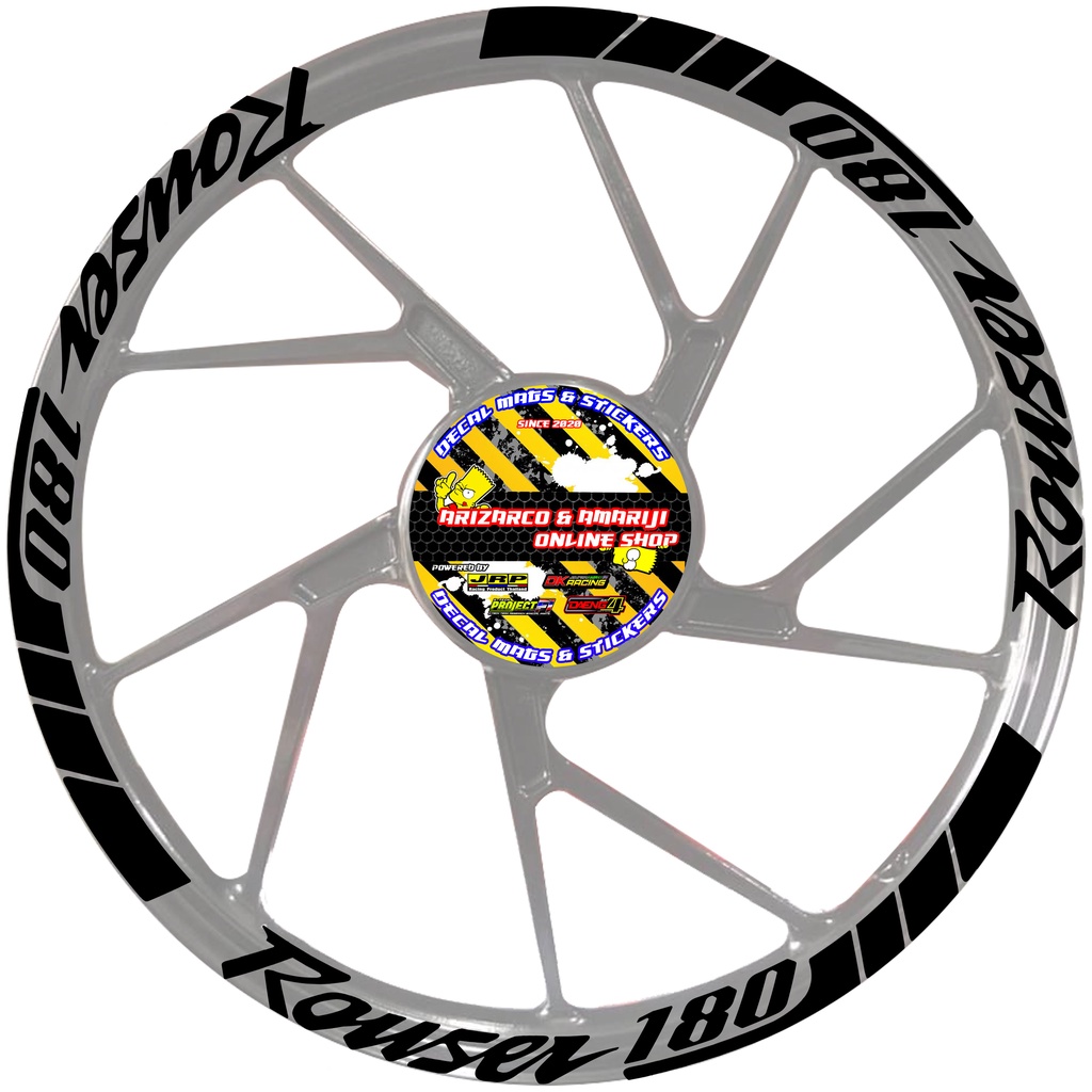 ROUSER 180 KAWASAKI NEW STYLE DECAL MAG STICKER GOOD FOR 2 MAGS ...